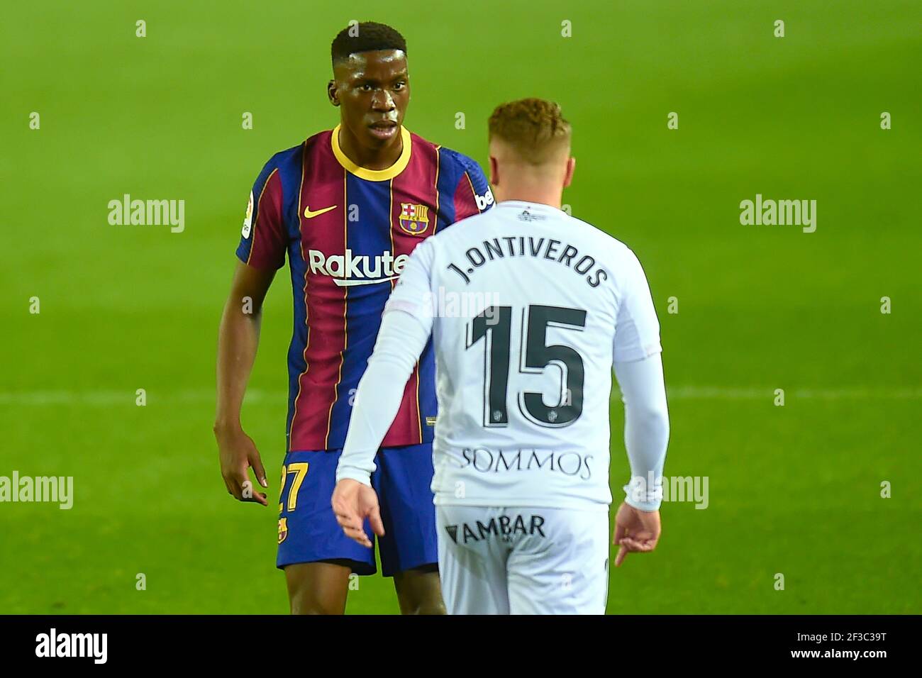 Ilaix Moriba of FC Barcelona during the La Liga match between FC ...