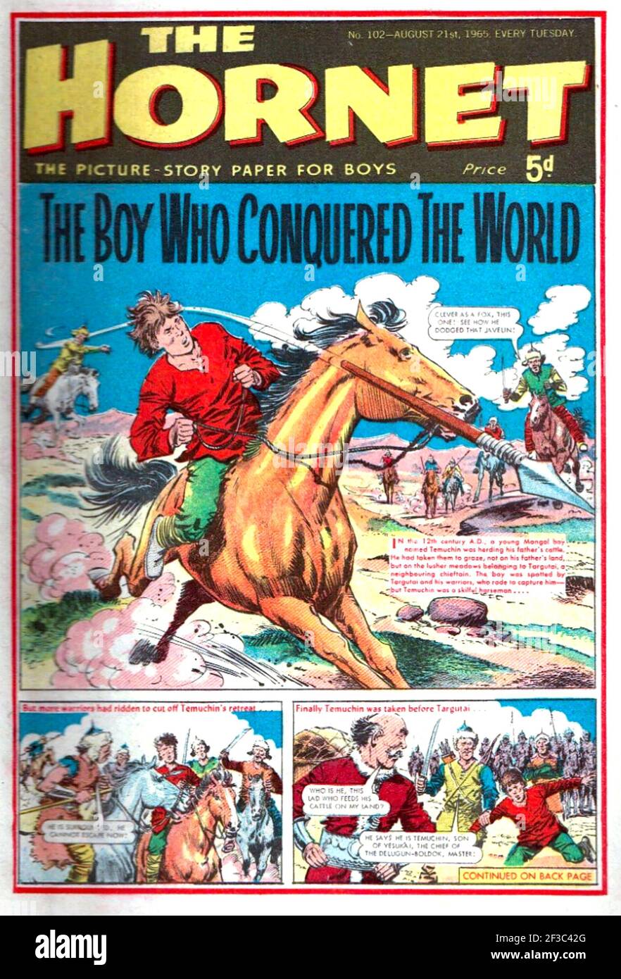 THE HORNET August 1965 edition of the boys comic published by D.C ...