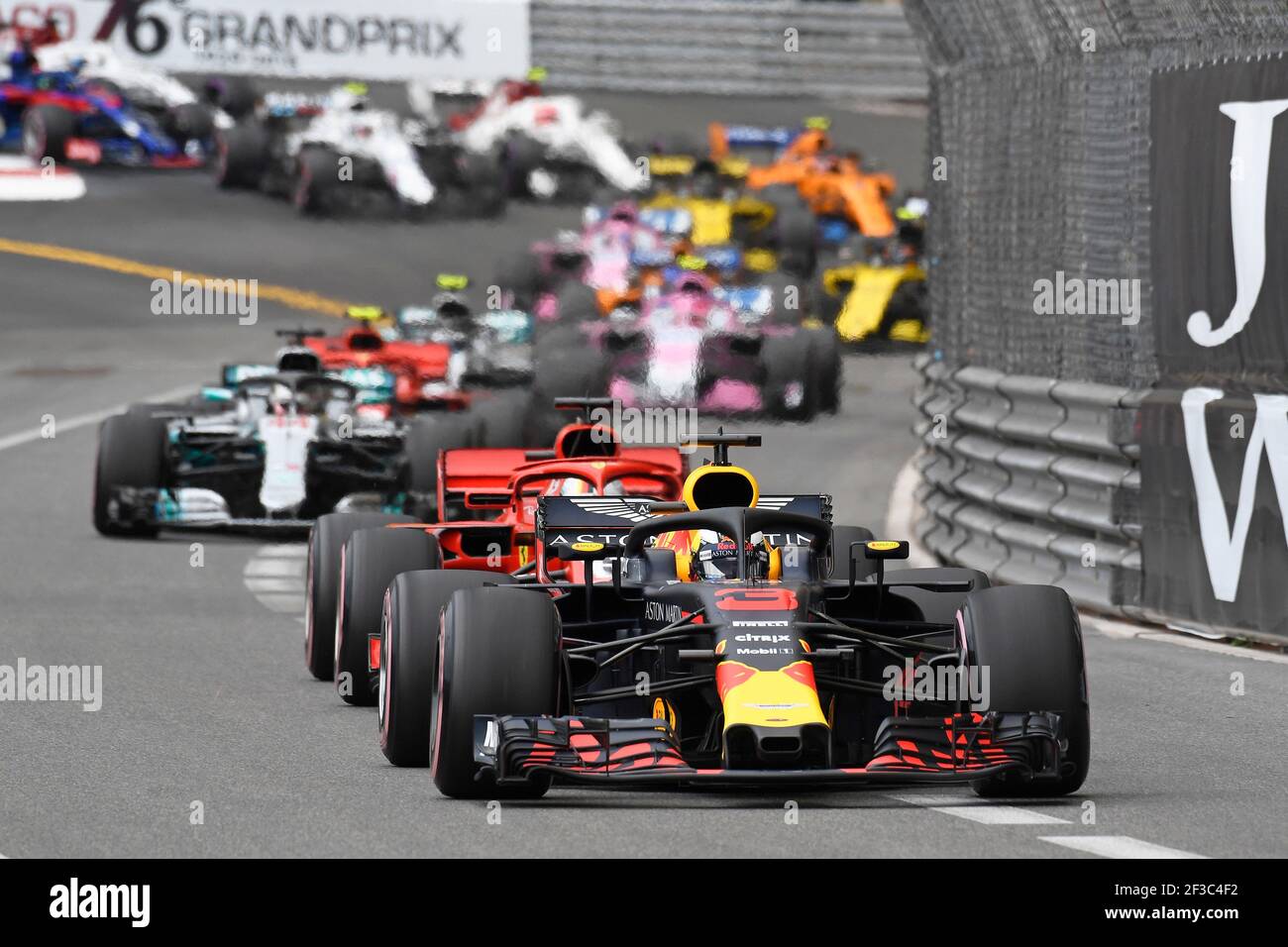 DEPART START during the 2018 Formula One World Championship, Grand Prix ...
