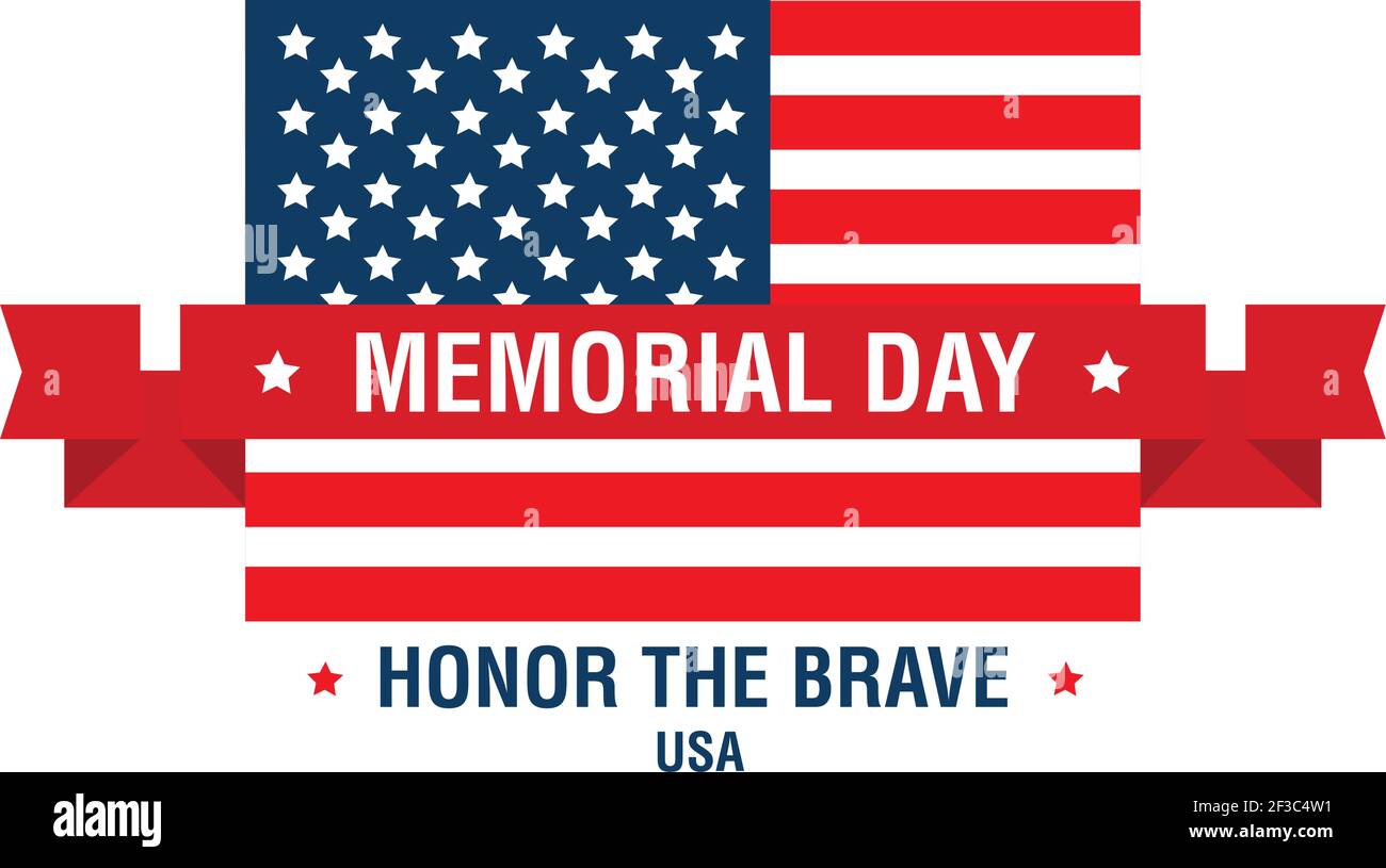 memorial day flag Stock Vector Image & Art - Alamy