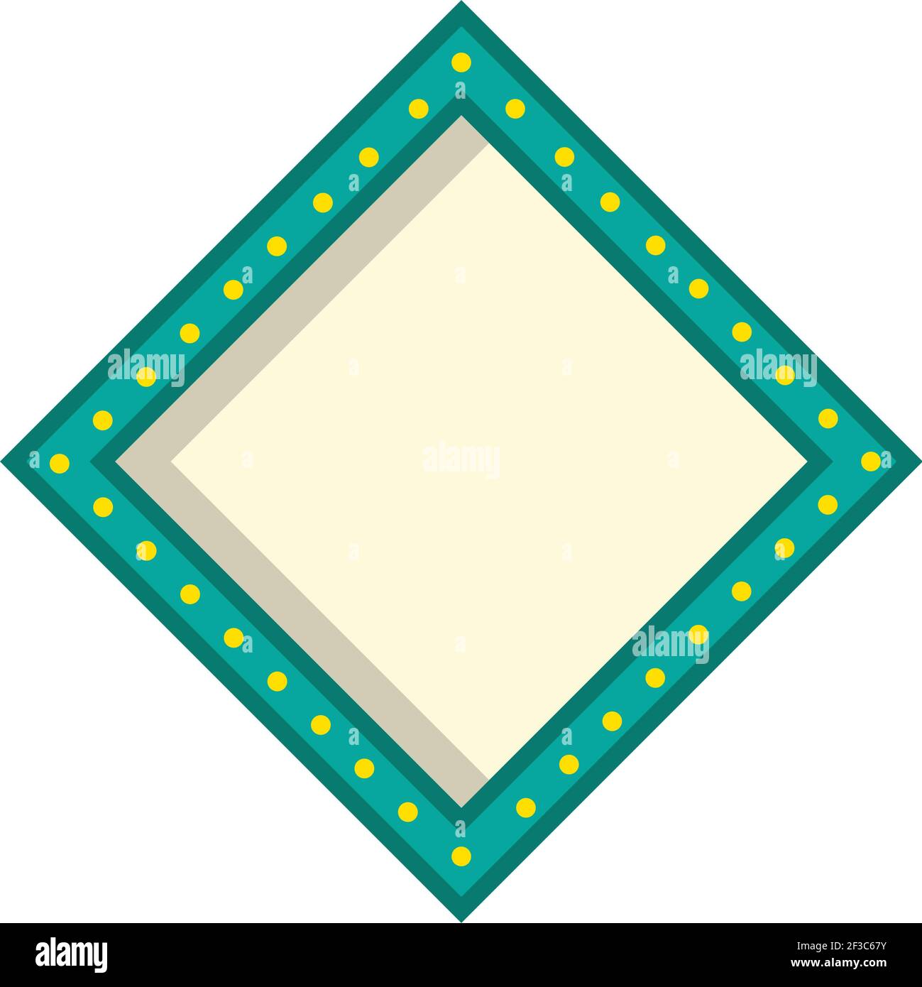 rhombus bulb sign Stock Vector Image & Art - Alamy