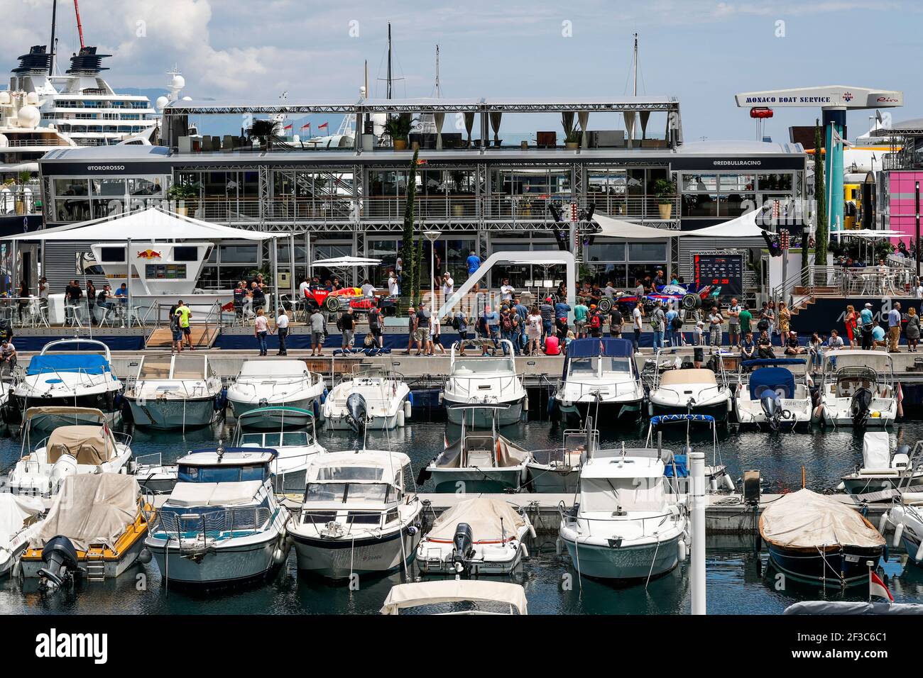 Red bull racing on red bull energy station hi-res stock photography and ...