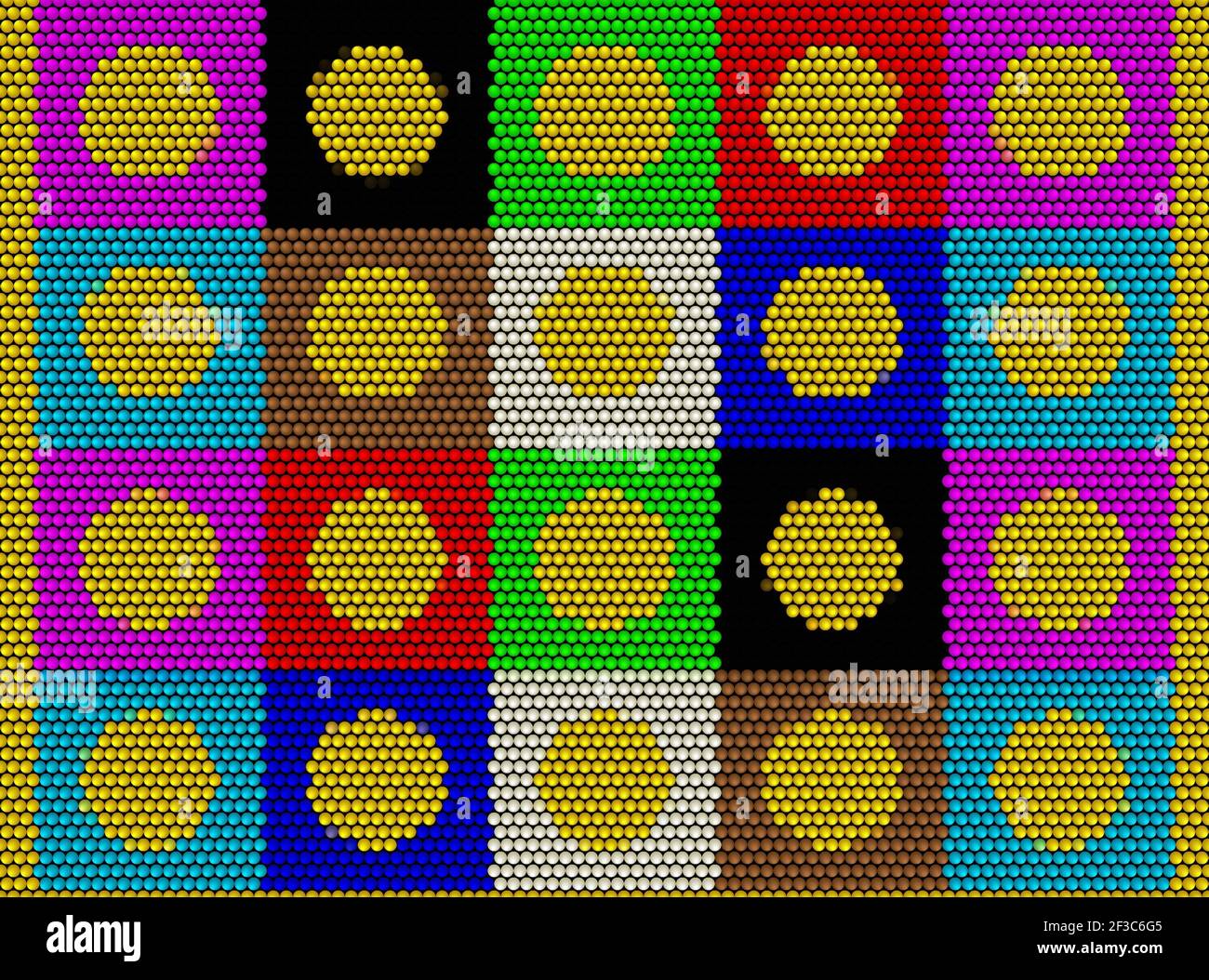 Illustration of All Things Yellow Stock Photo - Alamy