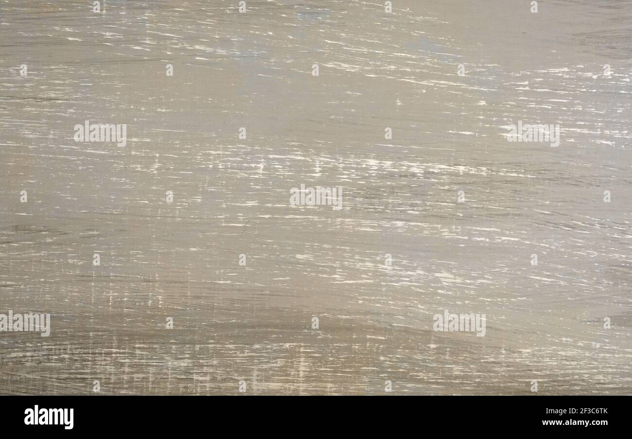 Old grey painted rustic wooden surface grunge background or texture ...