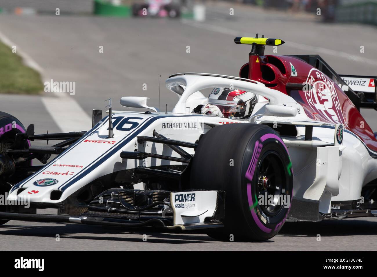 Leclerc Charles Mco Alfa Romeo Sauber F1 Team C37 Action During The