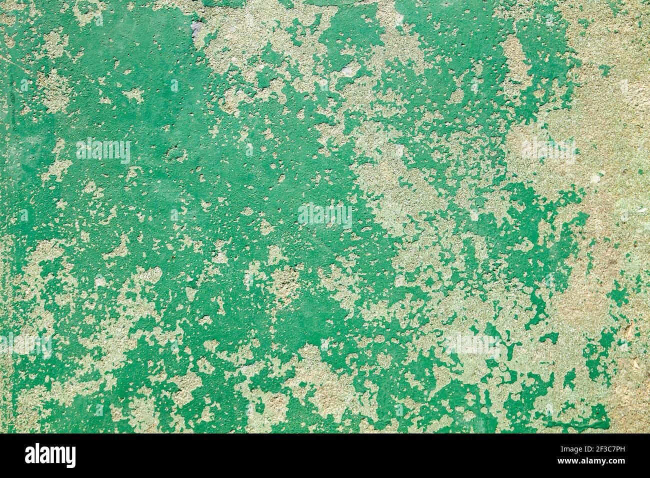 Peeling Green Paint Texture