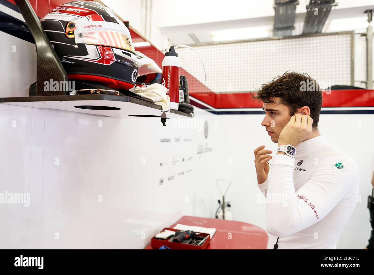 Leclerc Charles Mco Alfa Romeo Sauber F1 Team C37 Portrait During