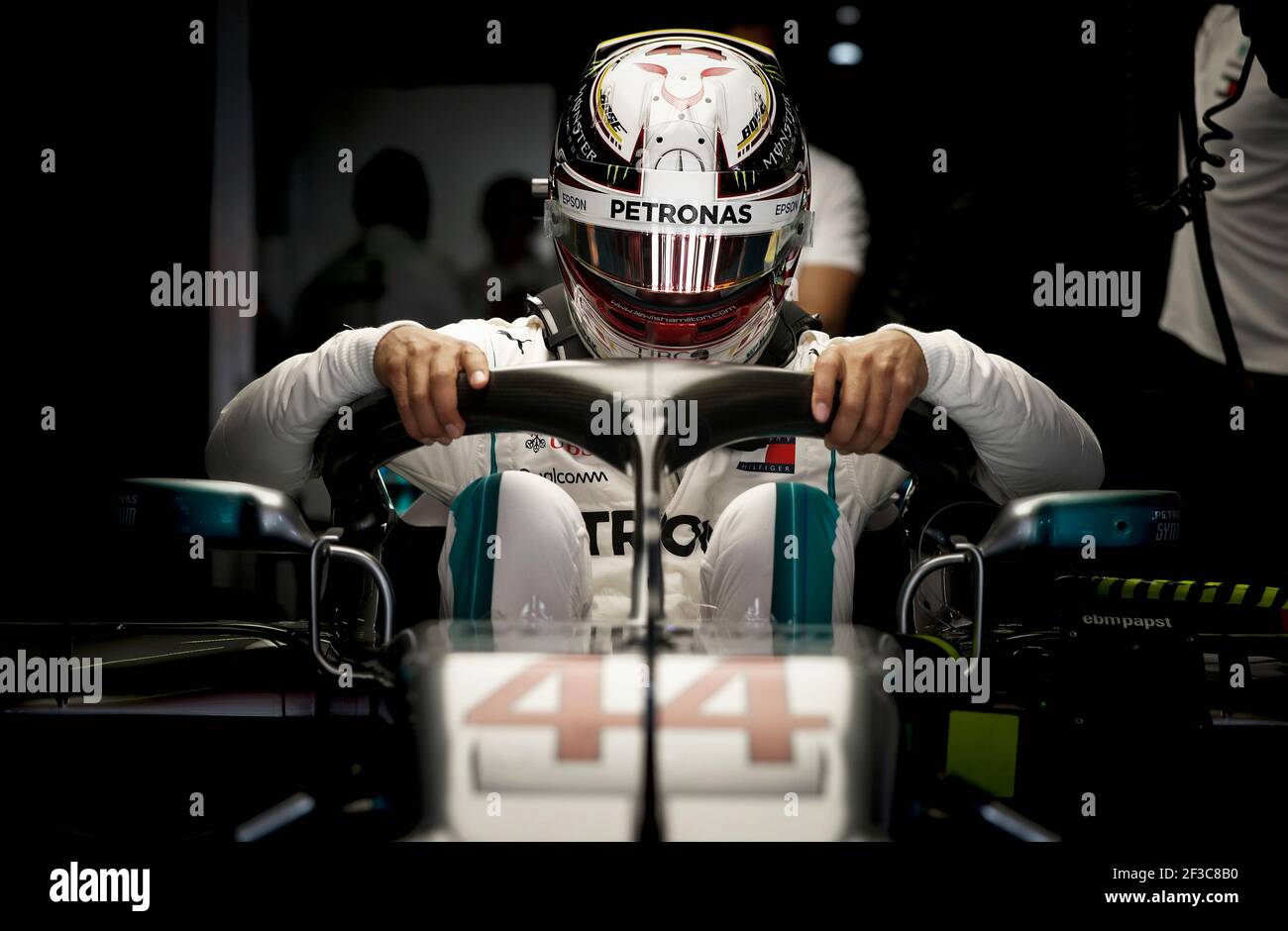 Mercedes f1 cockpit hi-res stock photography and images - Alamy