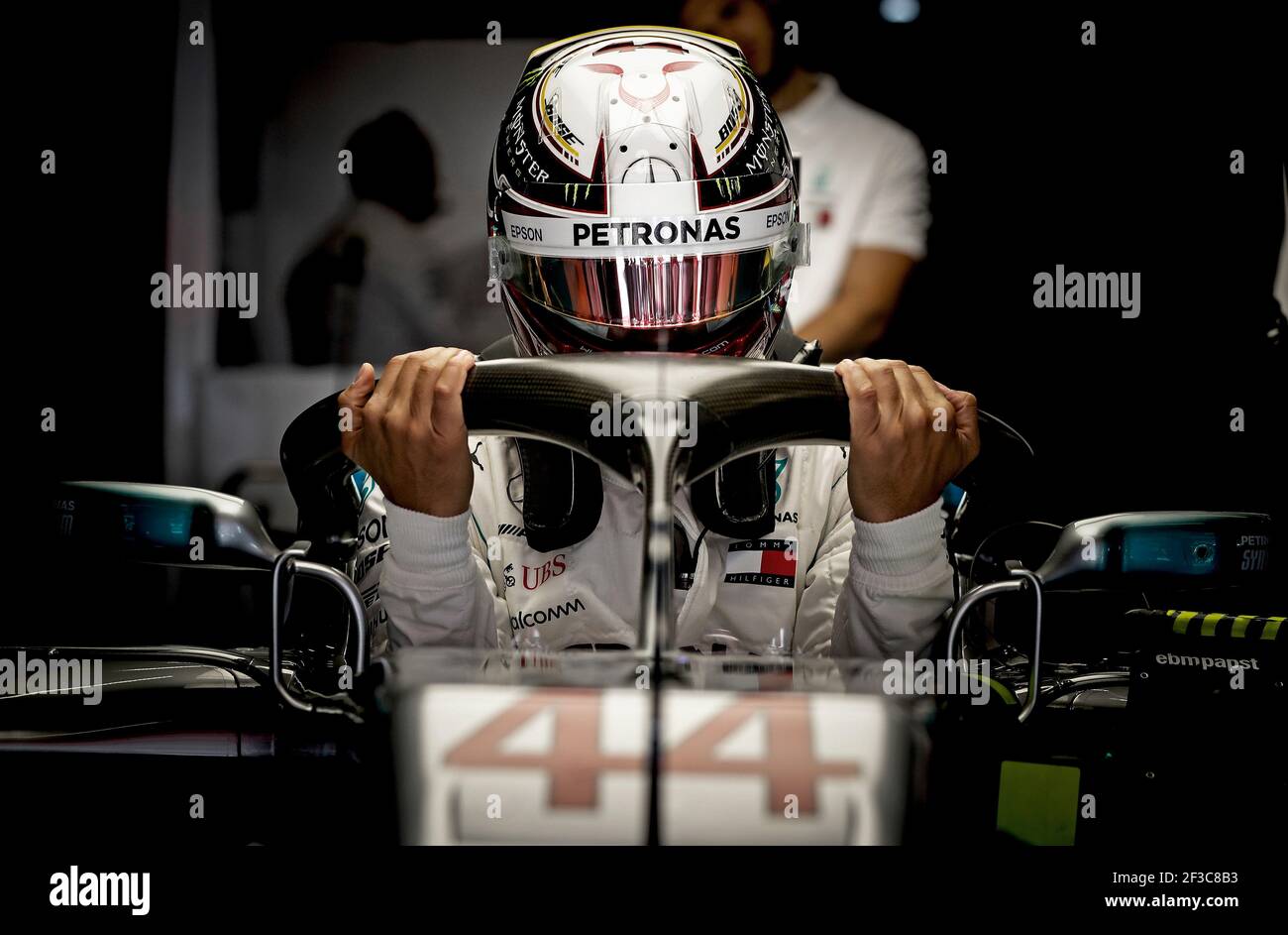 Mercedes f1 cockpit hi-res stock photography and images - Alamy