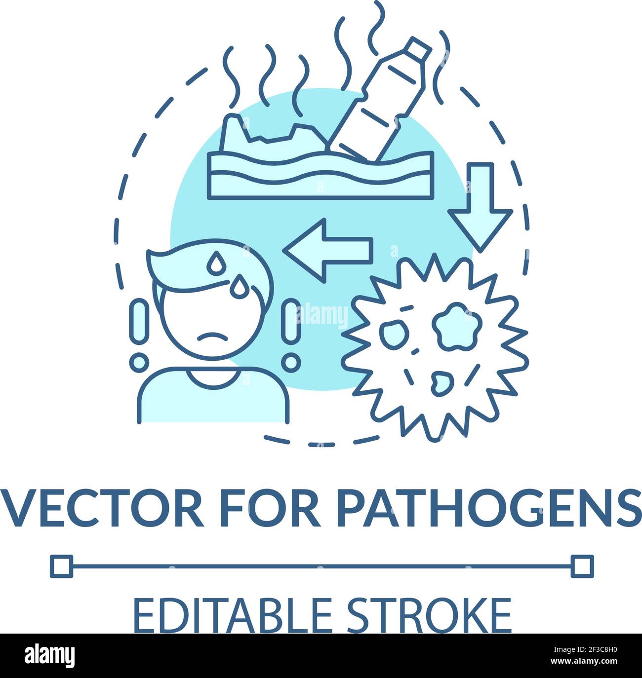 Vector for pathogens concept icon Stock Vector Image & Art - Alamy