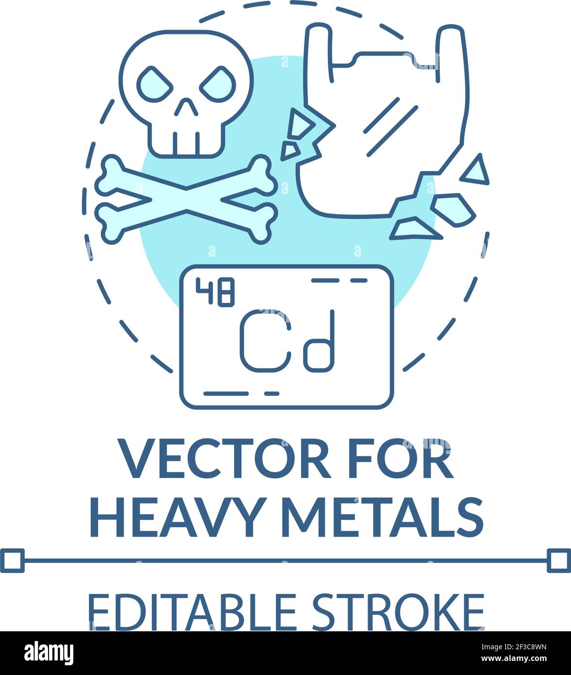 Vector for heavy metals concept icon Stock Vector Image & Art - Alamy