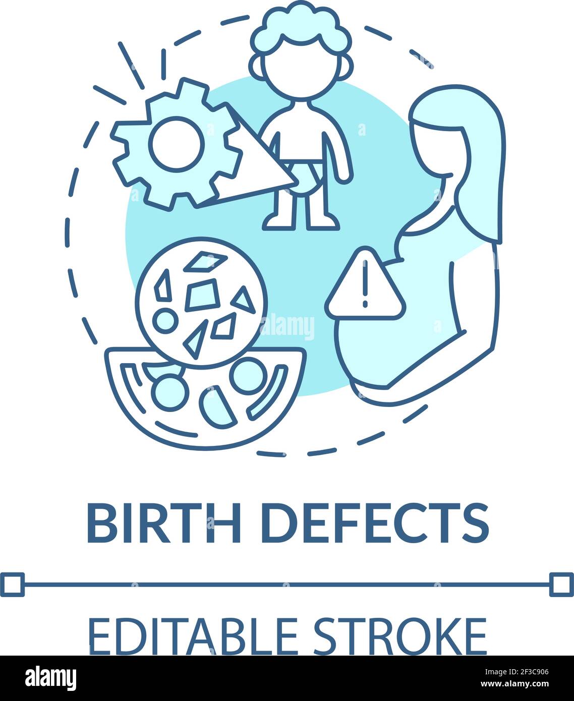 Birth defects concept icon Stock Vector Image & Art - Alamy