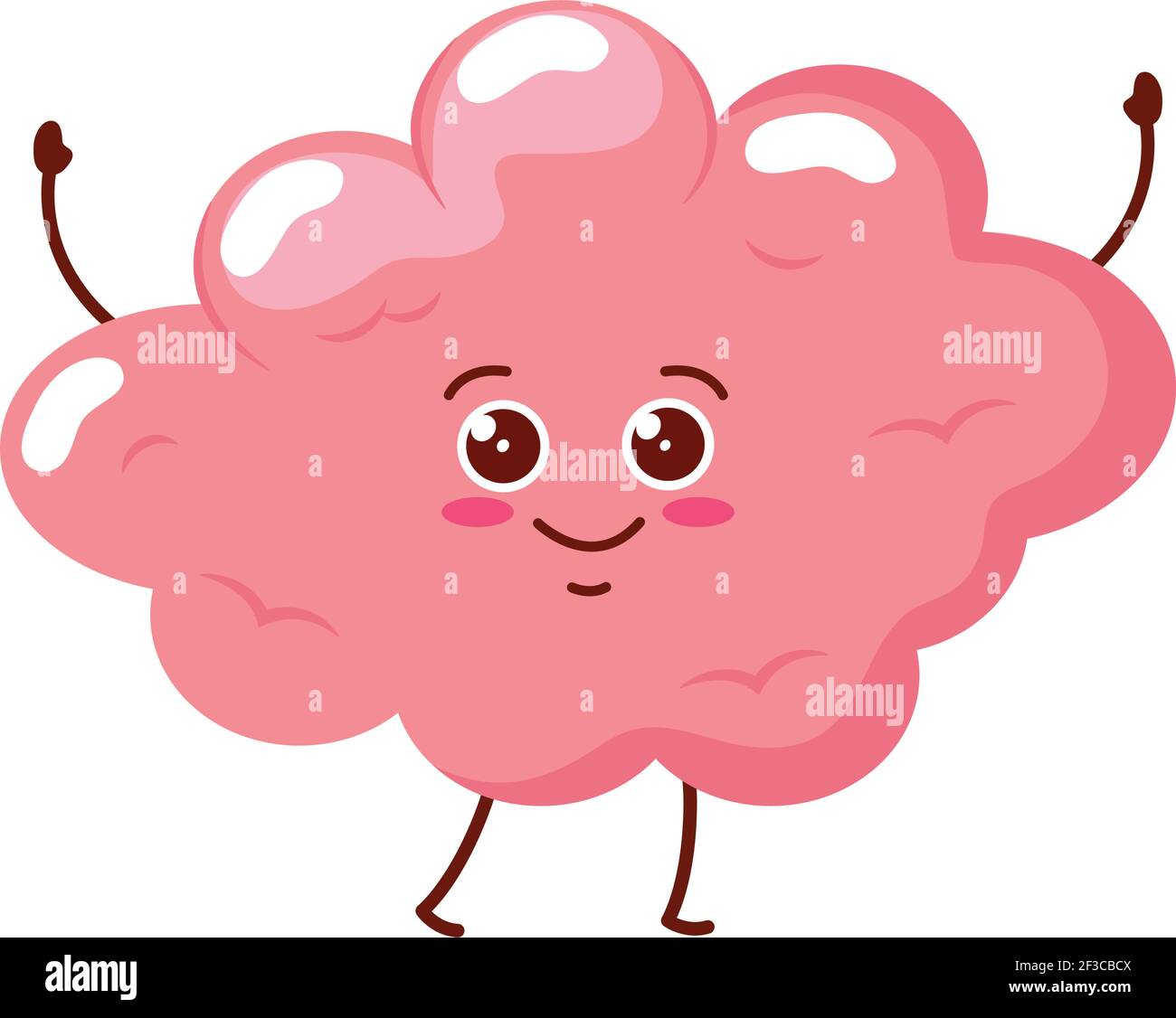 Cute healthy human brain hi-res stock photography and images - Alamy