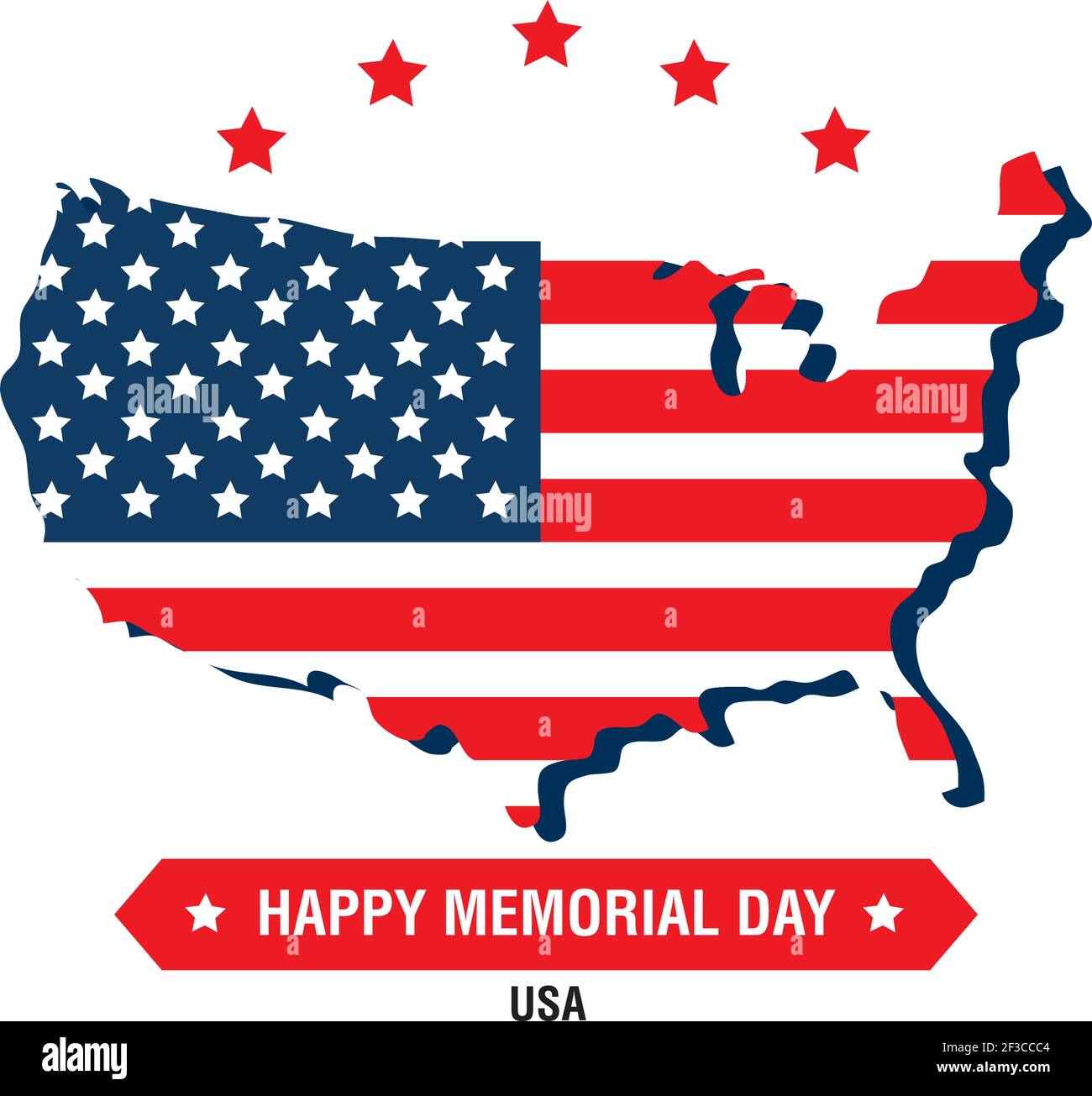 memorial day map Stock Vector Image & Art - Alamy