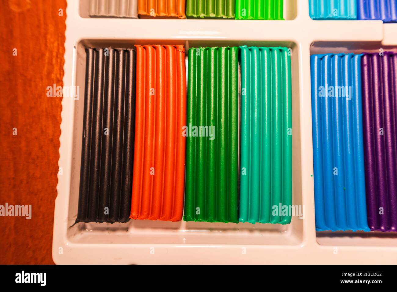colored plasticine bars set box children's goods for creativity Stock ...