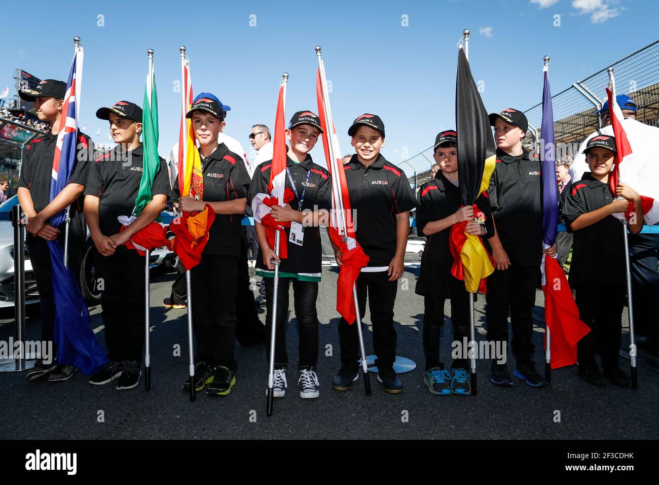 Australian grand prix grid kids hi-res stock photography and images - Alamy