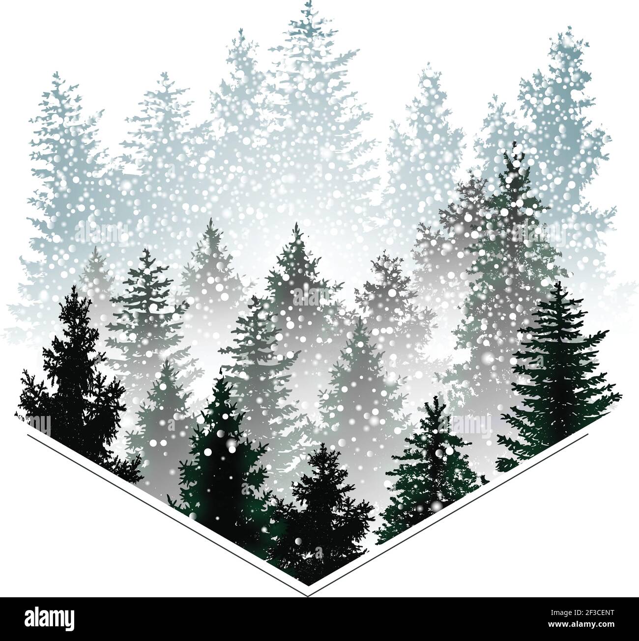 Seamless fairy tale forest Stock Vector Images - Alamy