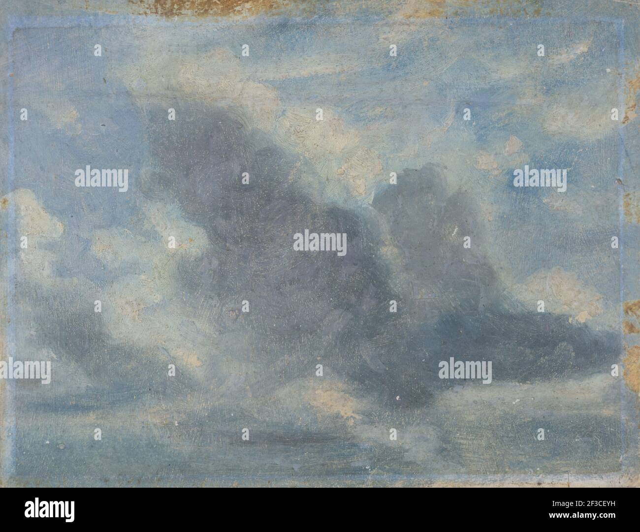 Sky Study;Sky Study with Clouds, ca. 1850 Stock Photo - Alamy