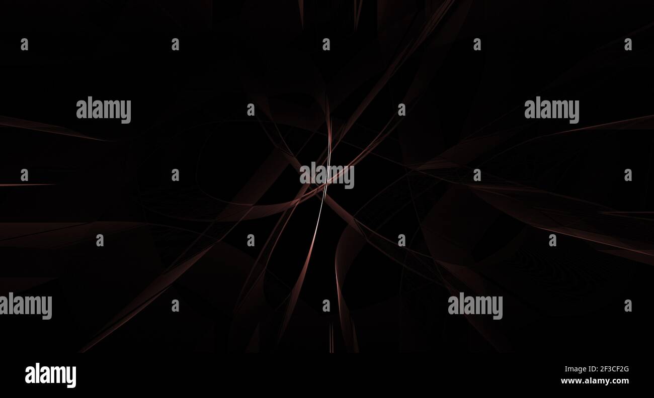 A dark abstract illustration with thin strings for background or ...