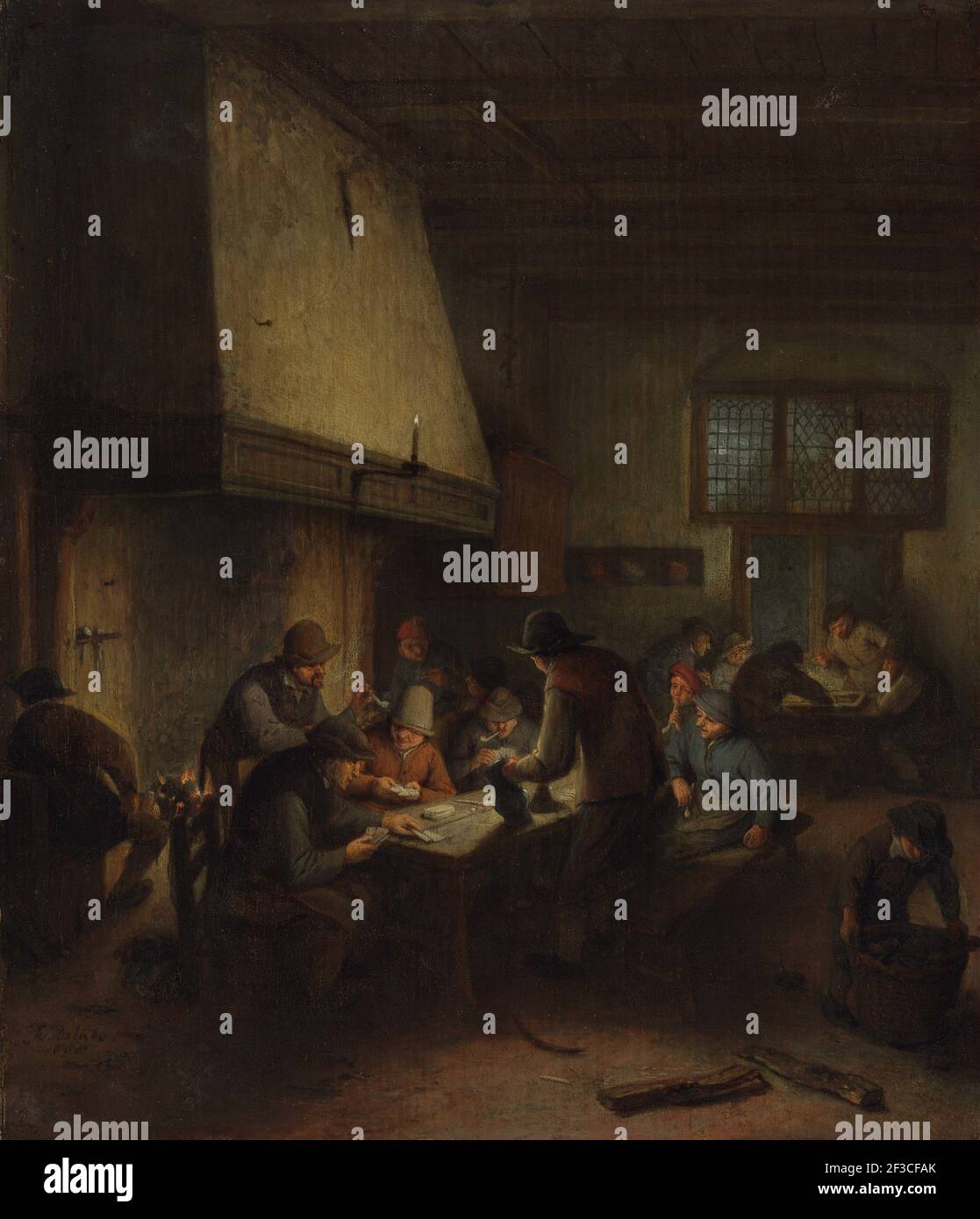 Tavern Scene, early 1660s Stock Photo - Alamy