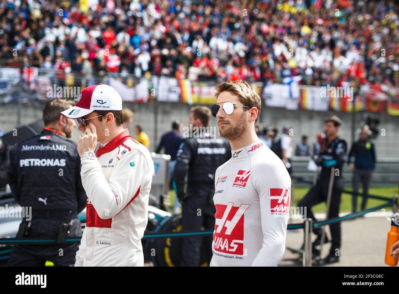 Haas vf 18 charles leclerc hi-res stock photography and images - Alamy