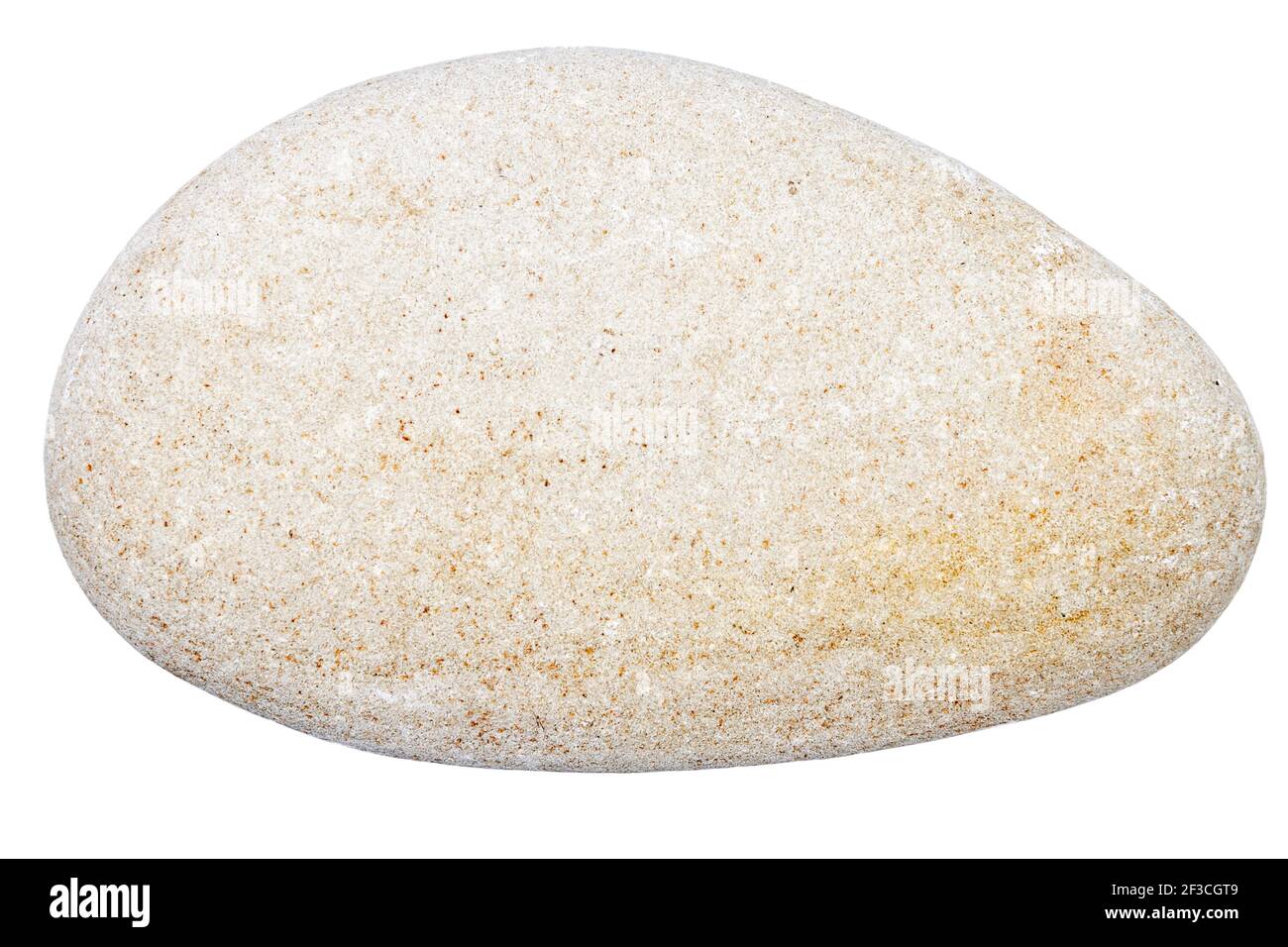 Top view of single gray pebble isolated on white background Stock Photo ...