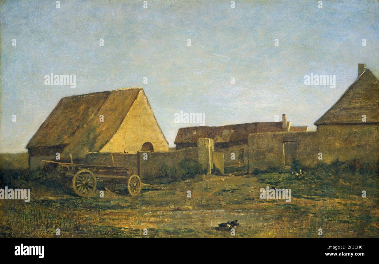 The Farm, 1855 Stock Photo - Alamy