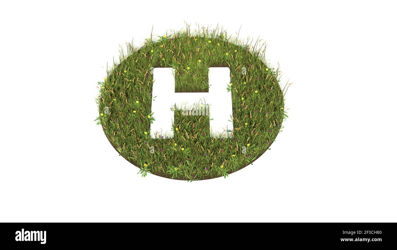 Helipad grass Cut Out Stock Images & Pictures - Alamy