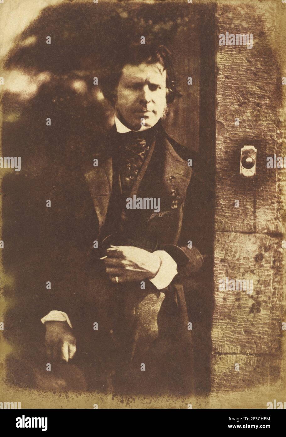 David Octavius Hill at the gate of Rock House, Edinburgh, 1843-1847 ...