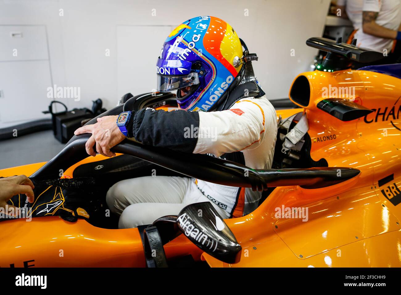 ALONSO Fernando (spa), McLaren Renault MCL33, portrait during the 2018 ...