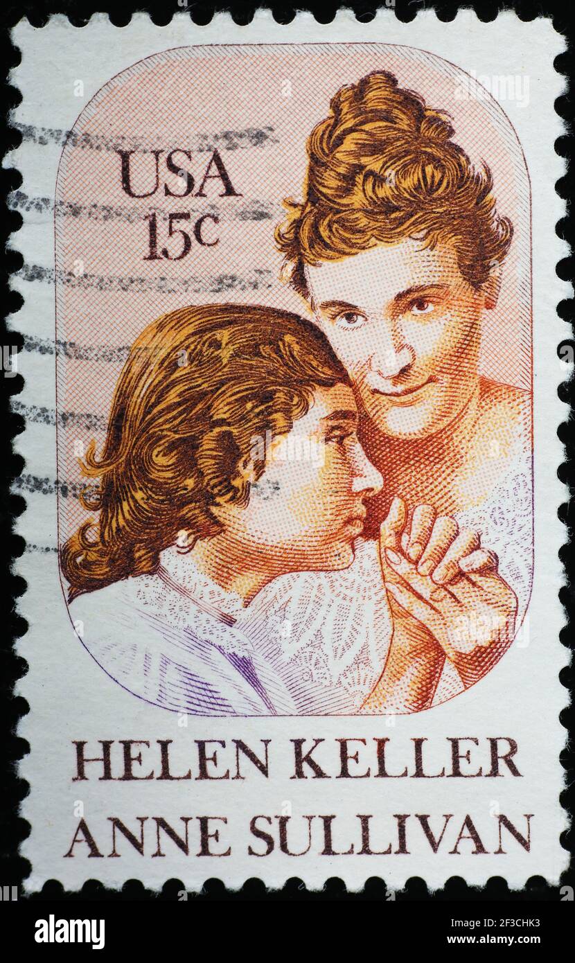 Helen keller and anne sullivan hi-res stock photography and images - Alamy