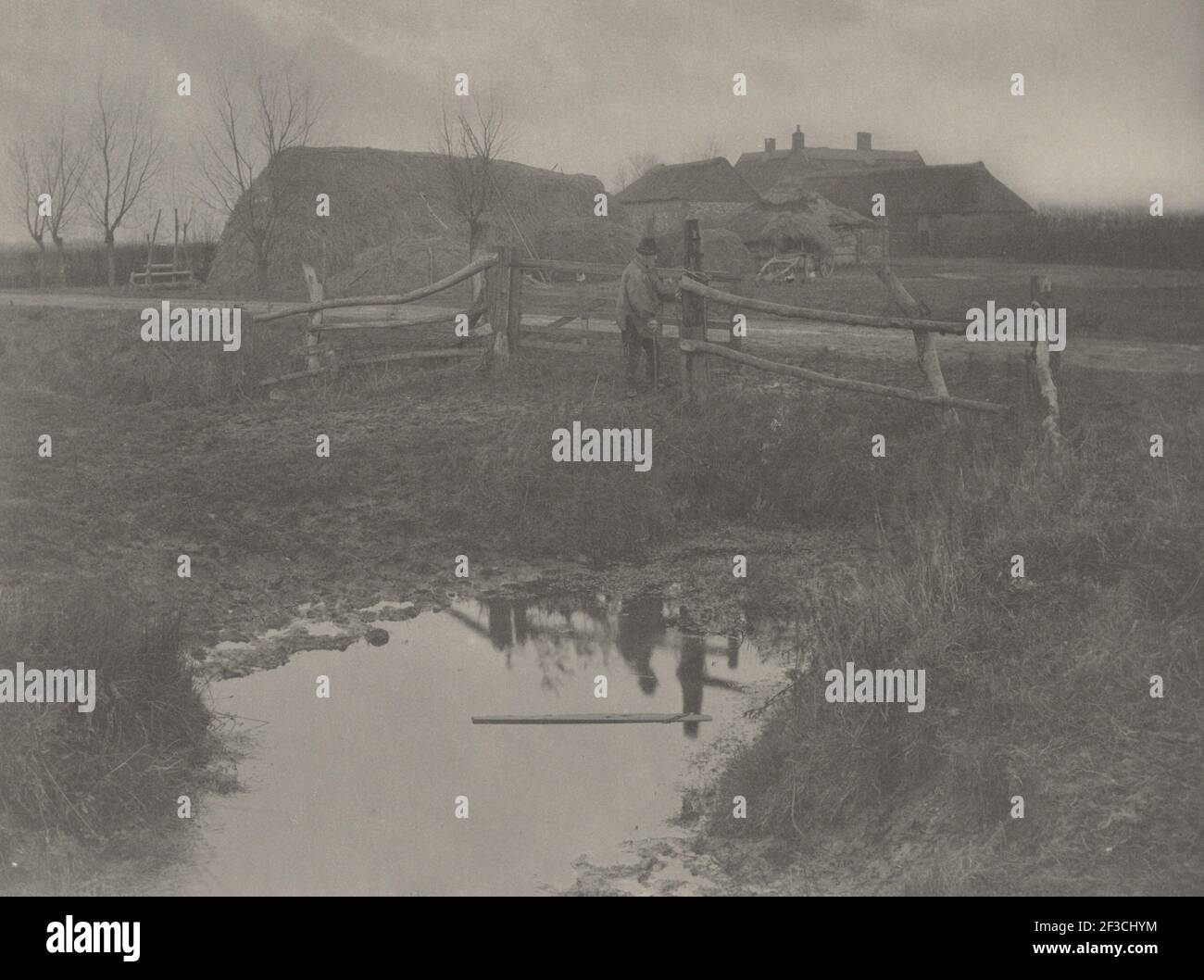 A Marsh Farm, 1886 Stock Photo - Alamy