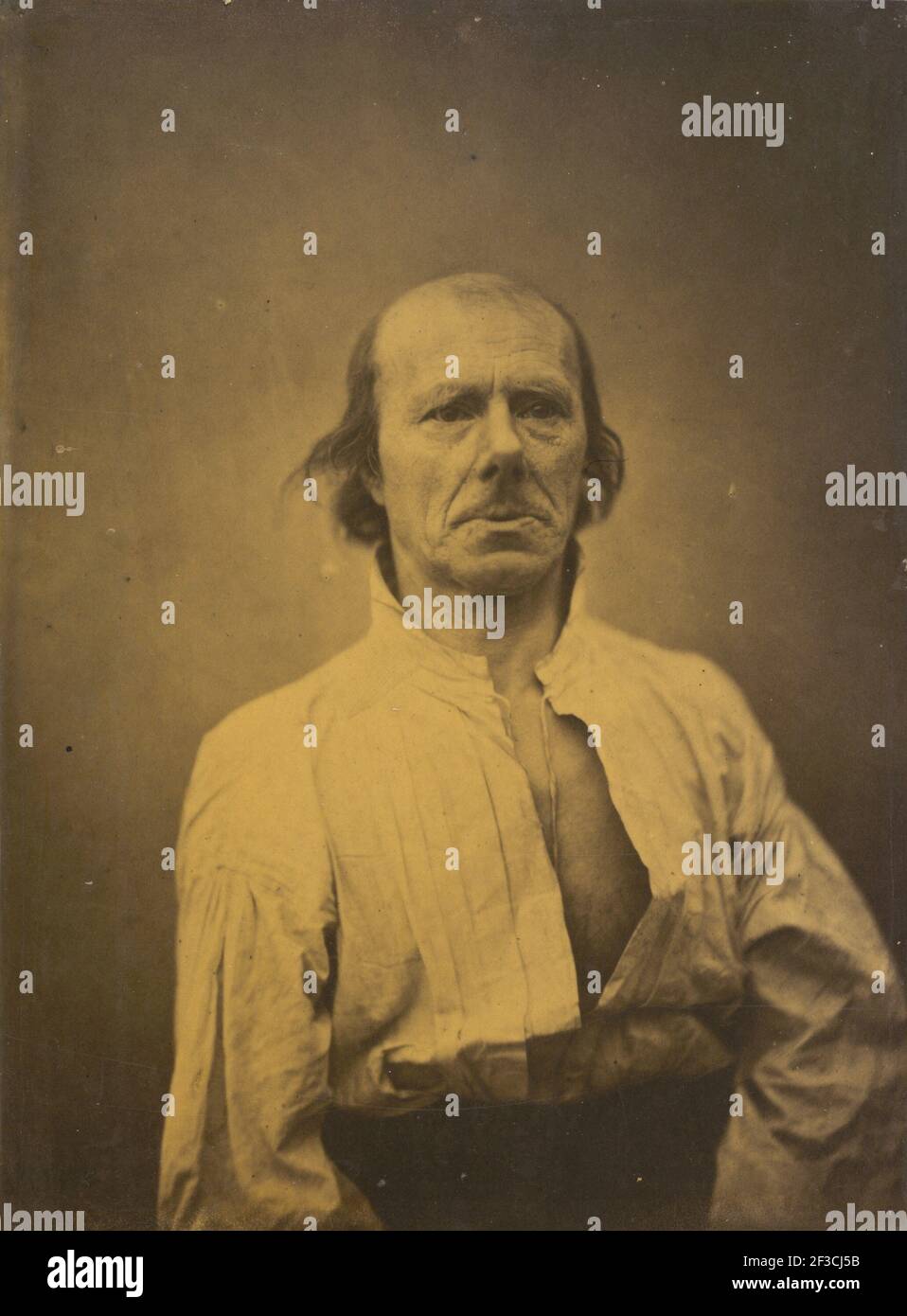 Face in repose, 1854-1856, printed 1862 Stock Photo - Alamy