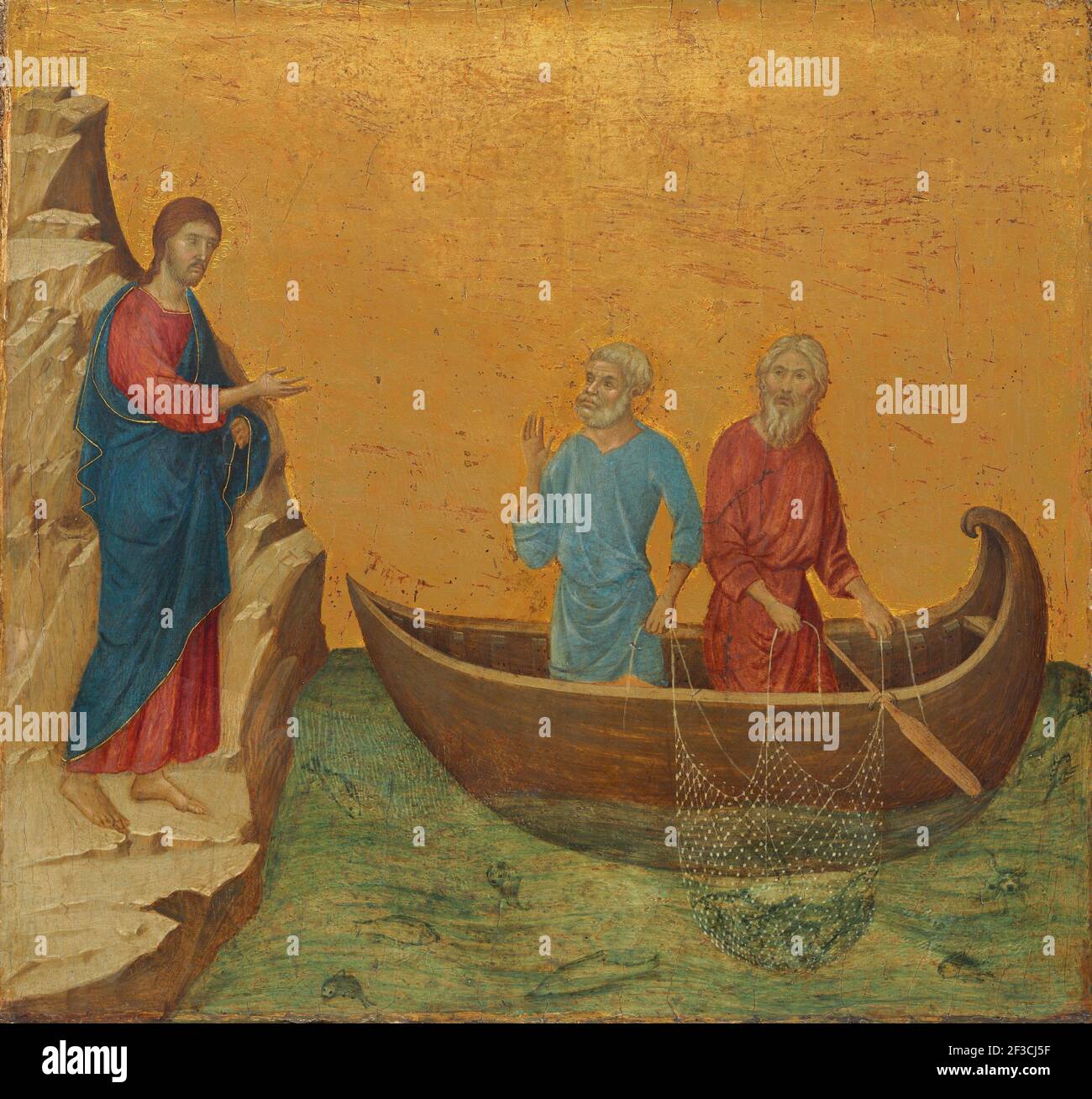 The Calling of the Apostles Peter and Andrew, 1308-1311 Stock Photo - Alamy