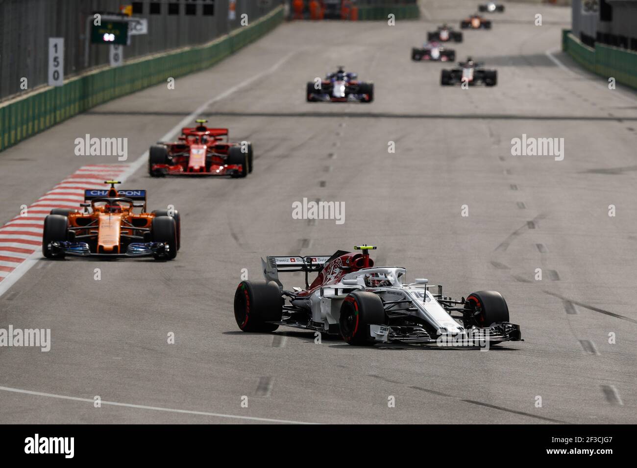 Leclerc Charles Mco Alfa Romeo Sauber F1 Team C37 Action During The