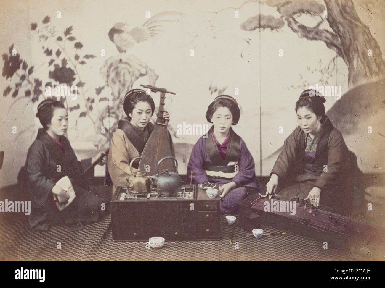 Musical Party, 1868 Stock Photo - Alamy