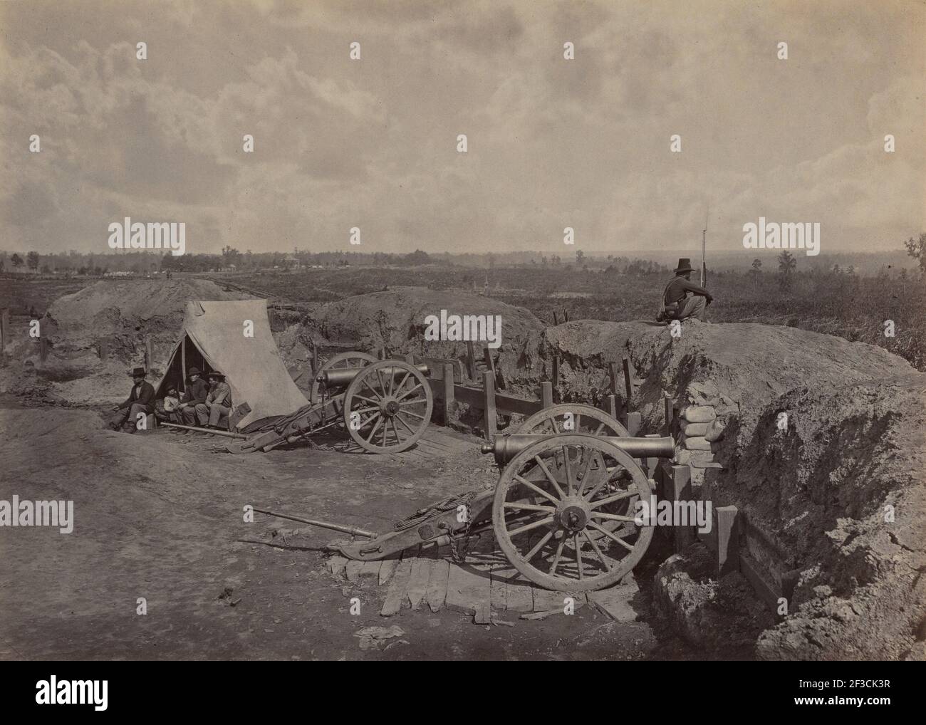 Civil war trench america hi-res stock photography and images - Alamy