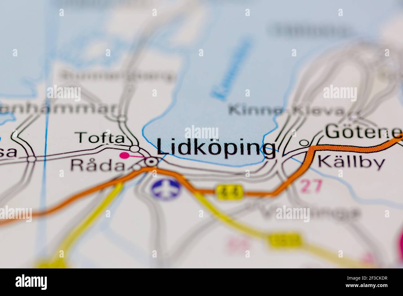 Map of lidkoping hi-res stock photography and images - Alamy