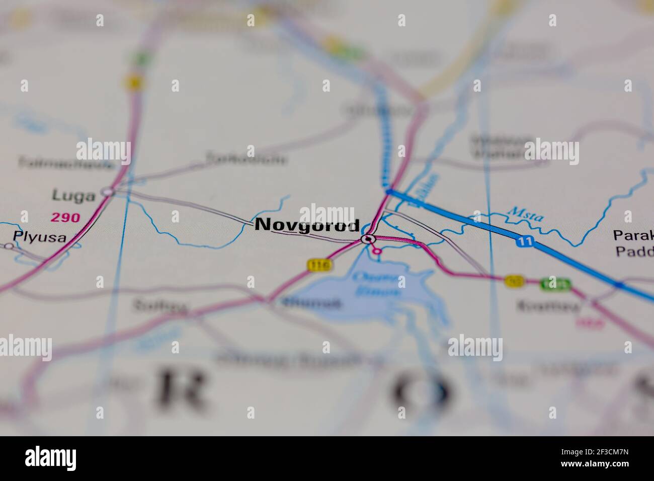 Novgorod Shown on a geography map or road map Stock Photo - Alamy