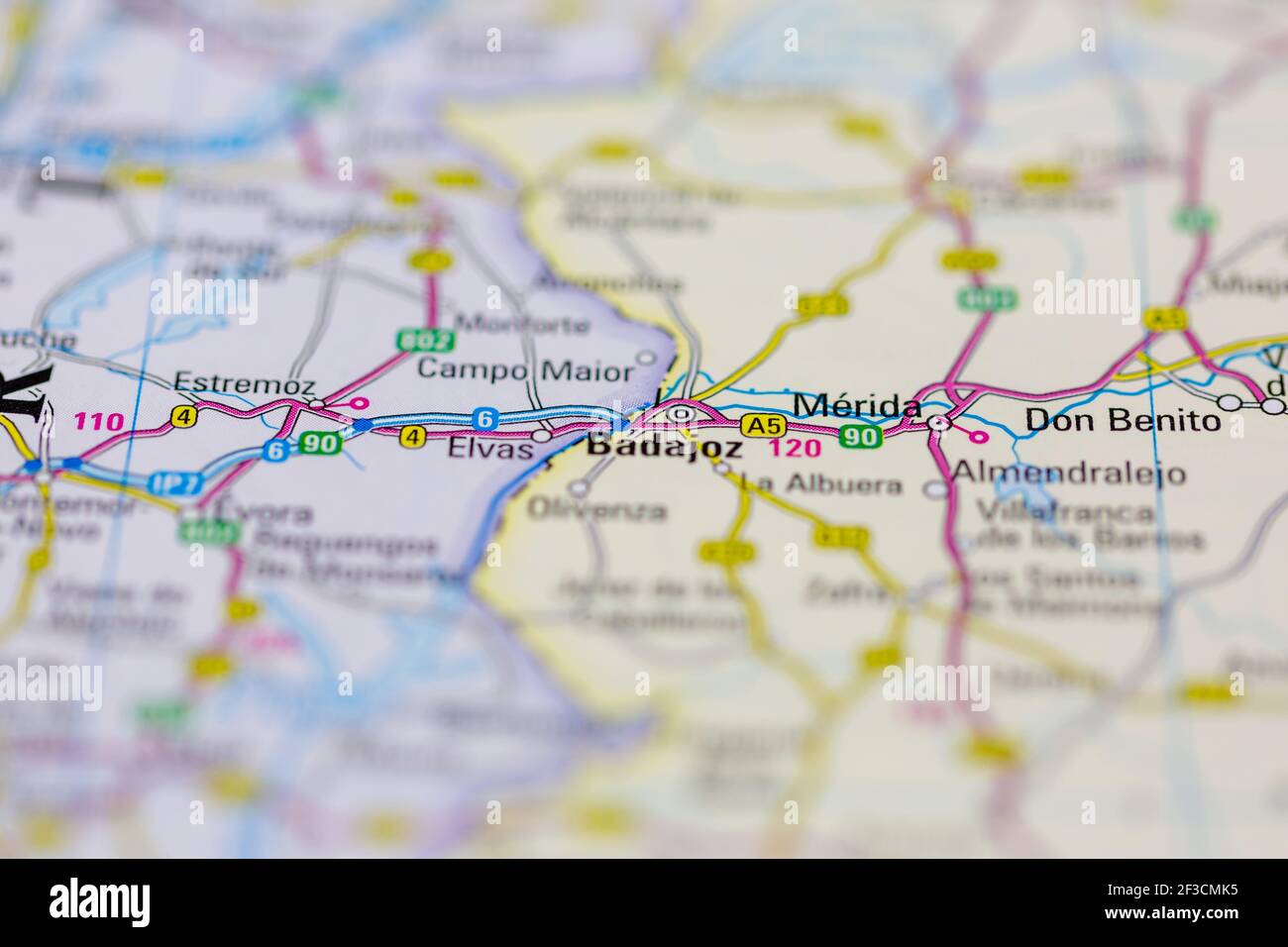 Map of badajoz hi-res stock photography and images - Alamy