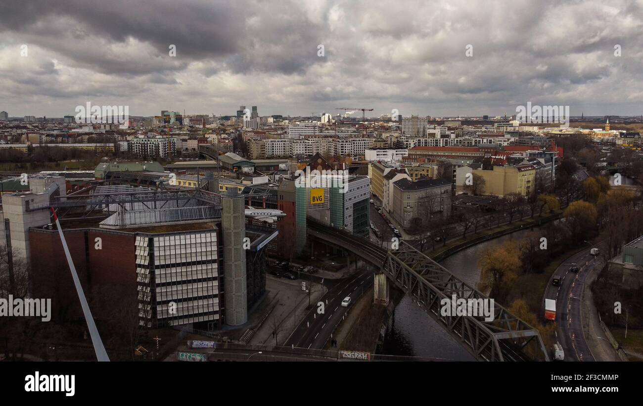 City of Berlin from above Stock Photo - Alamy