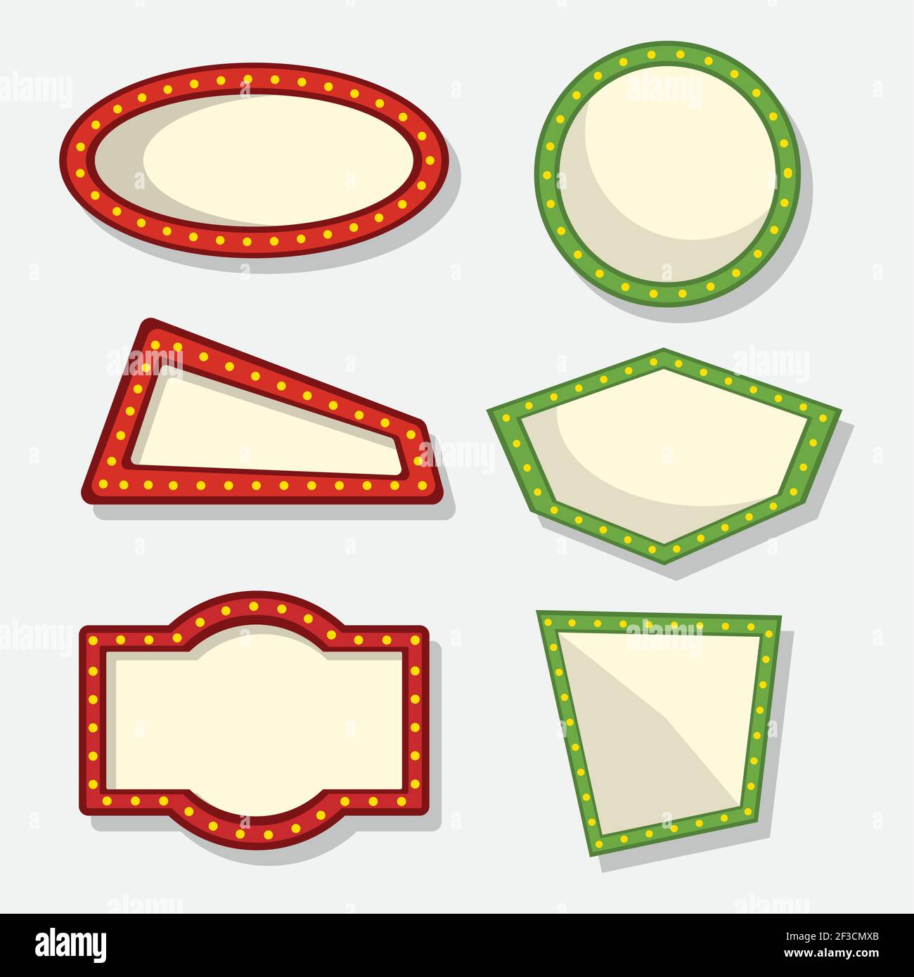 Neon signs advertising Cut Out Stock Images & Pictures - Alamy