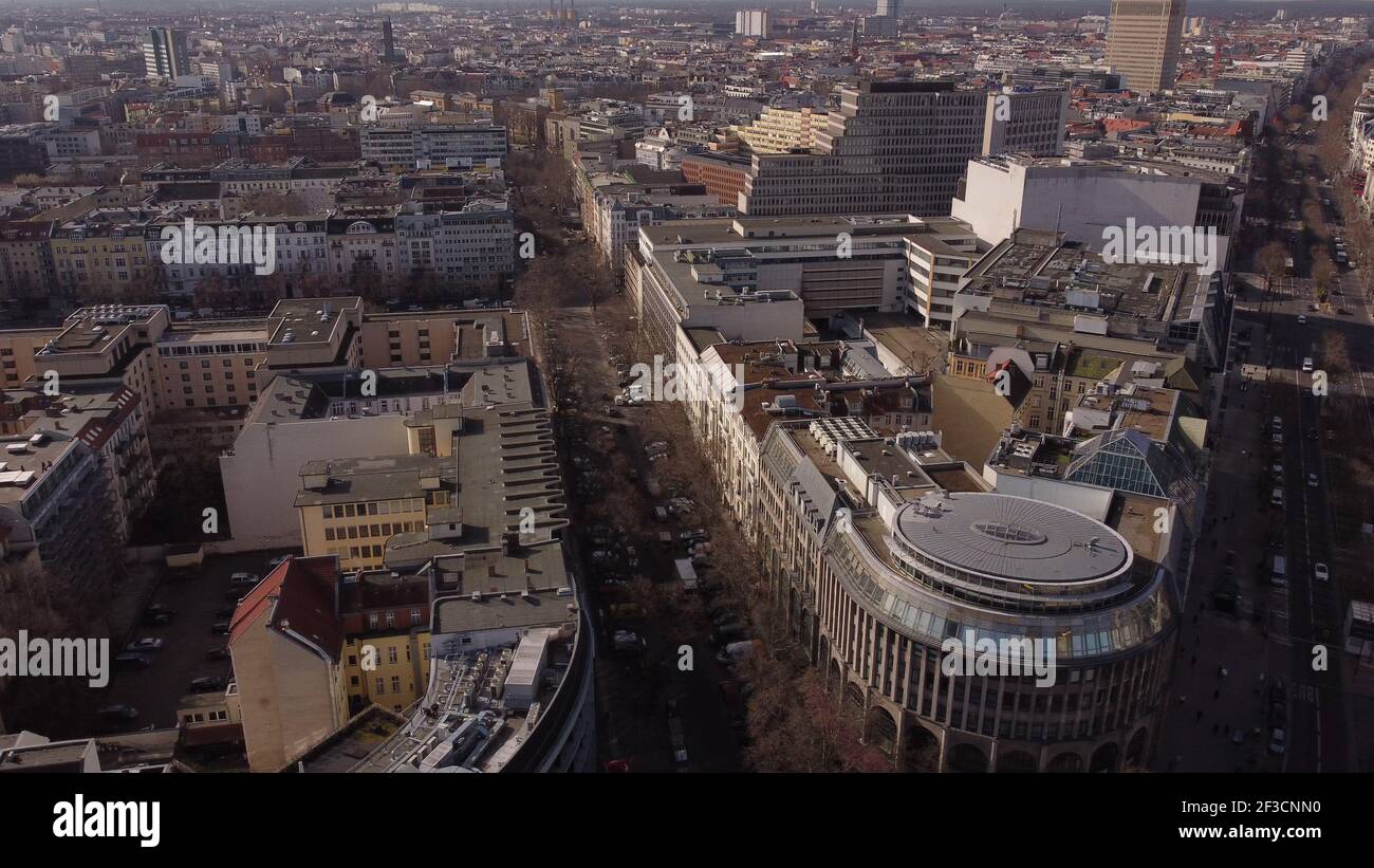 Beautiful city of Berlin from above - aerial view Stock Photo - Alamy