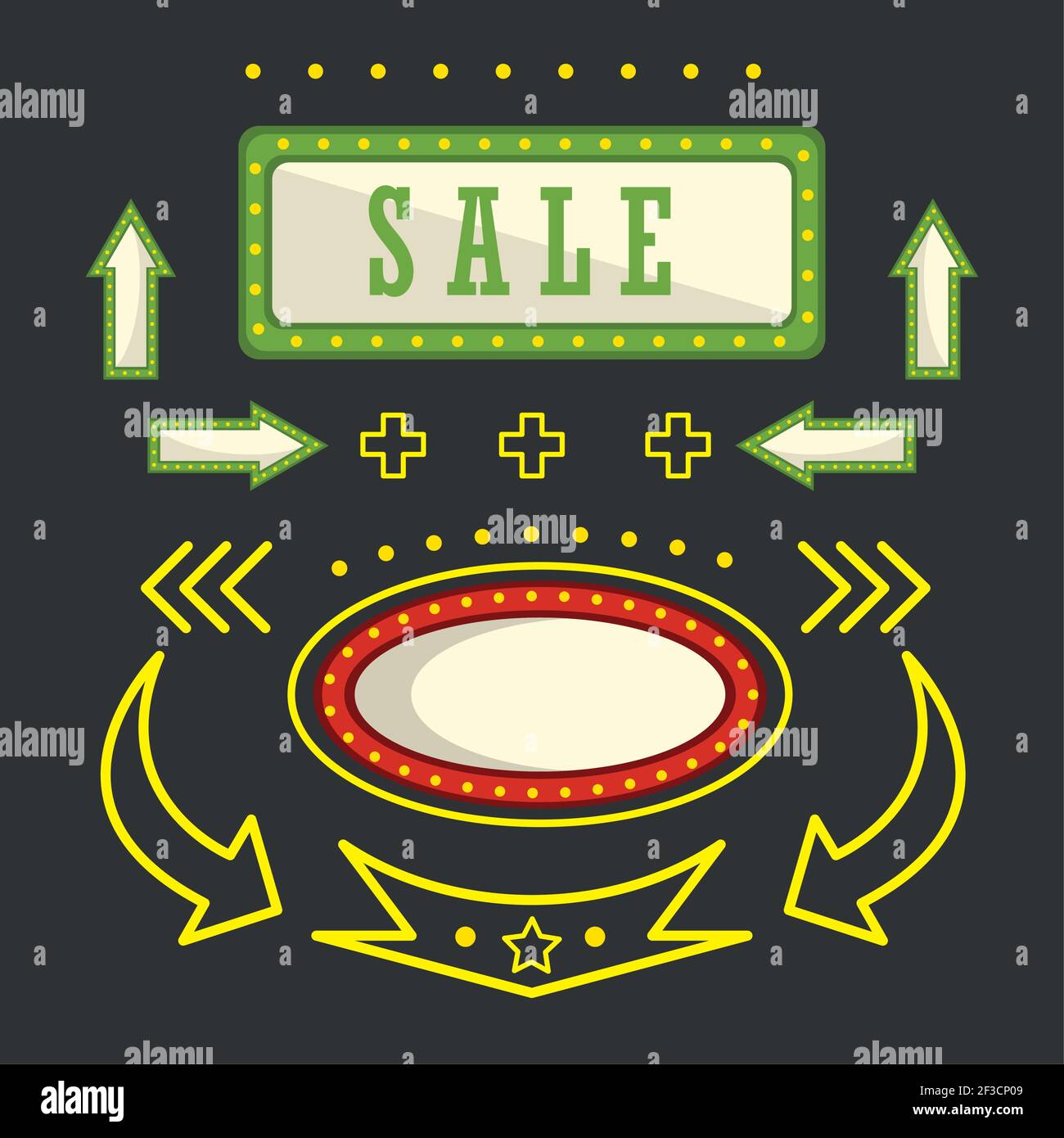 sale bulbs signs Stock Vector Image & Art - Alamy