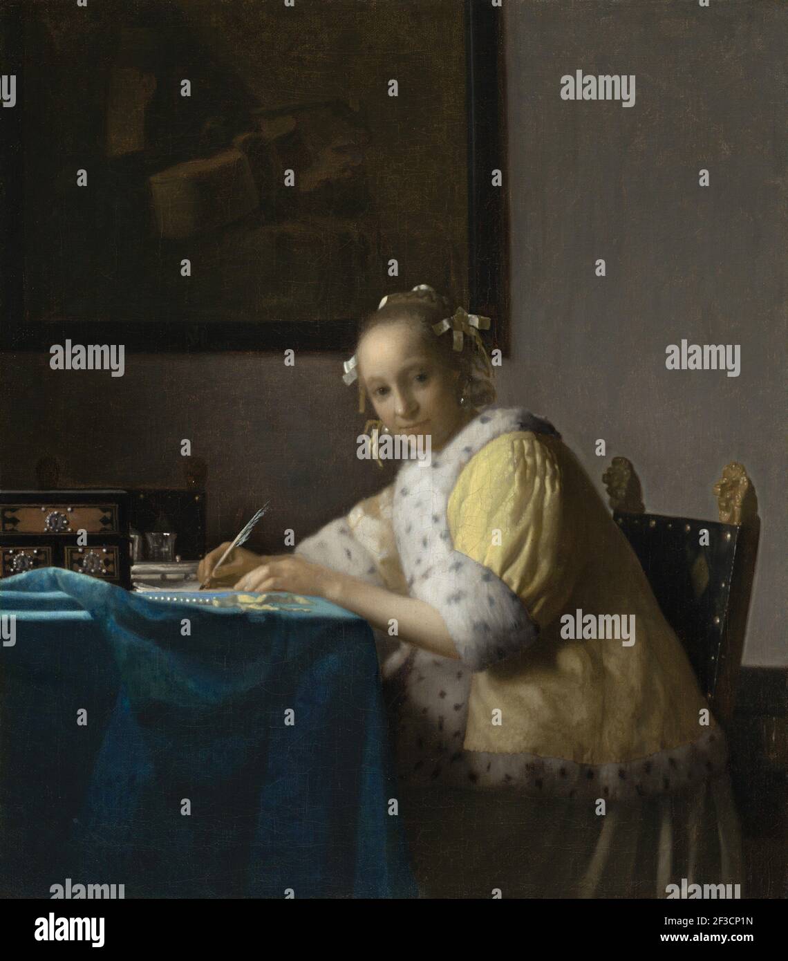 Vermeer lady pearl hi-res stock photography and images - Alamy