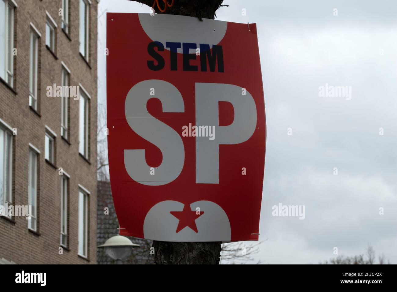 SP Billboard Political Elections At Amsterdam The Netherlands 16-3-2020 ...