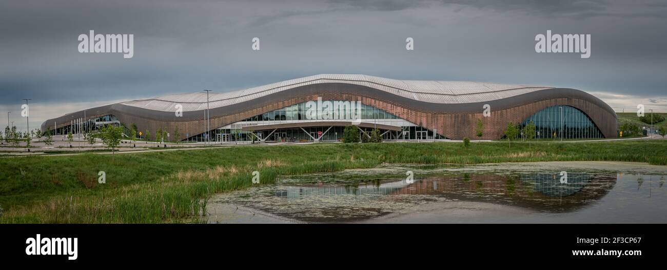 Calgary, Aberta - June 6, 2020: YMCA recreation centre located in Rocky ...