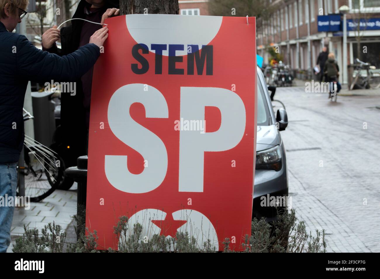 SP Billboard Political Elections At Amsterdam The Netherlands 16-3-2020 ...