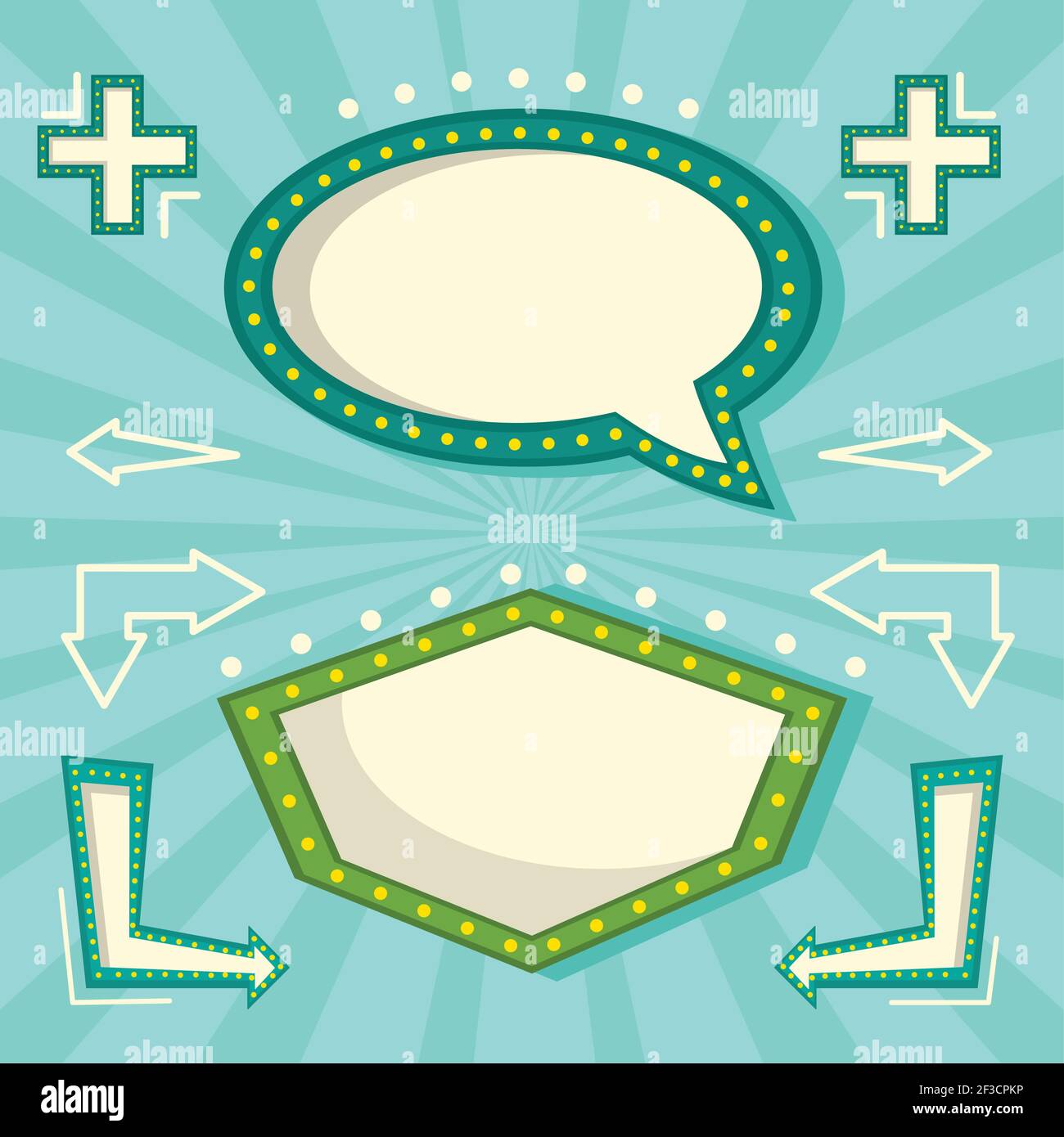 Two signboards Stock Vector Images - Alamy