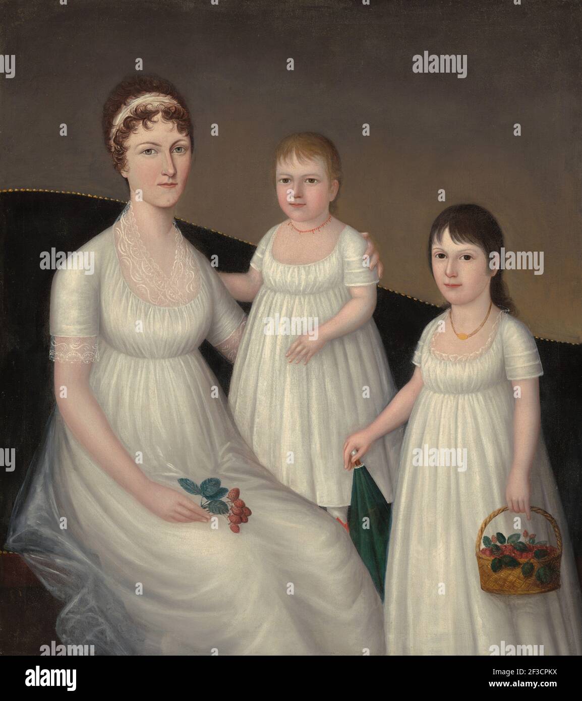 American folk art and girl painting hi-res stock photography and images ...